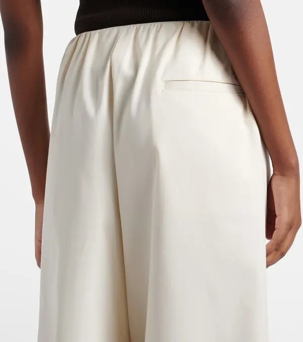 Loewe Cotton And Silk Gabardine Culottes