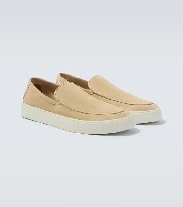 Frescobol Carioca Suede Loafers - Beige
