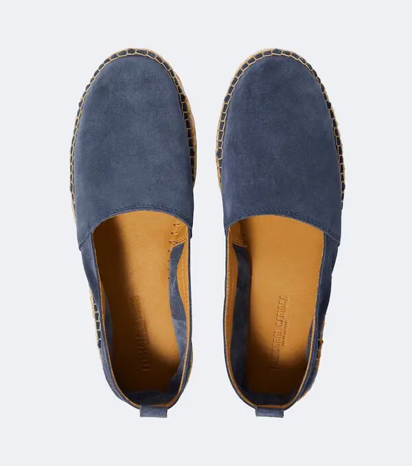 Frescobol Carioca Helio Suede Espadrilles - Blue