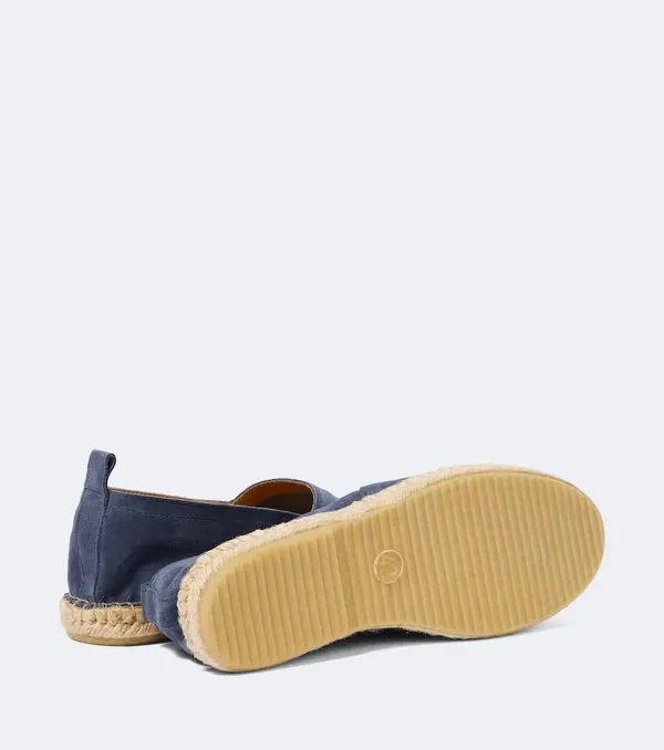 Frescobol Carioca Helio Suede Espadrilles - Blue