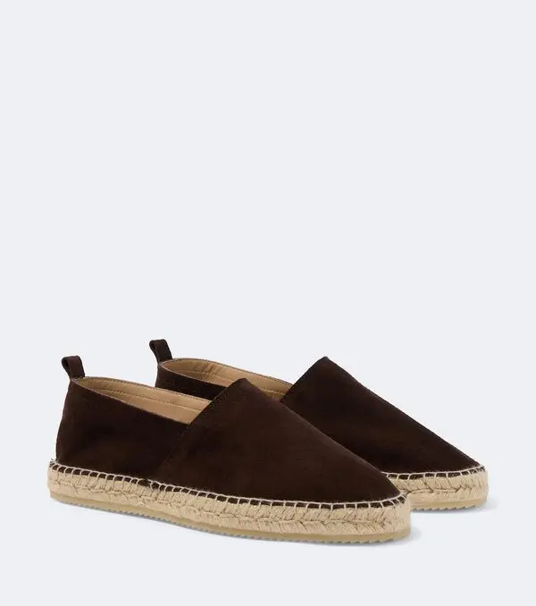 Frescobol Carioca Suede Espadrilles - Brown