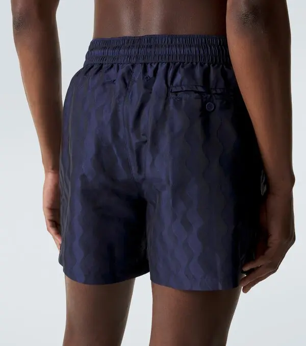 Frescobol Carioca Rio Jacquard Swim Trunks