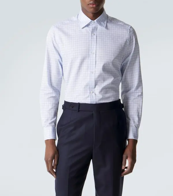 Dunhill Checked Cotton Shirt