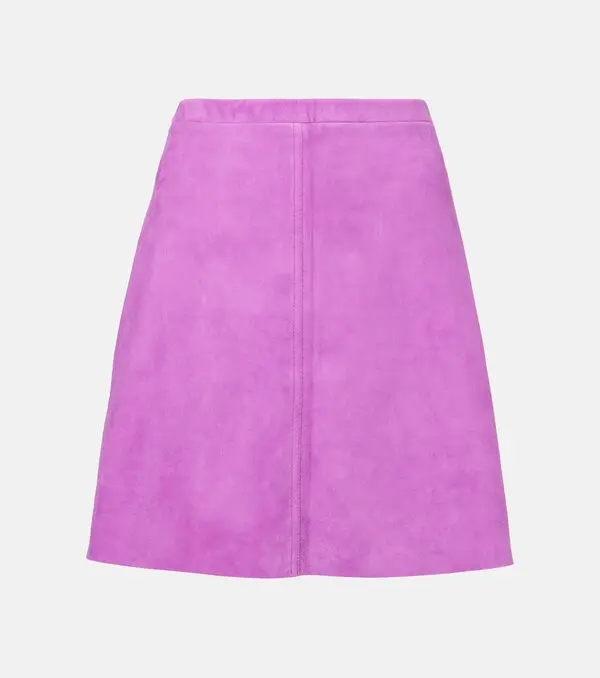 Stouls Mila Suede Mini Skirt - Pink
