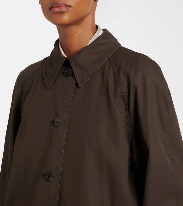 THE ROW Hawkins Cotton And Cashmere Car Coat - Brown