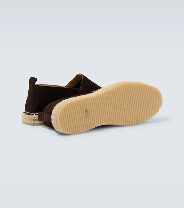 Frescobol Carioca Helio Suede Espadrilles - Brown