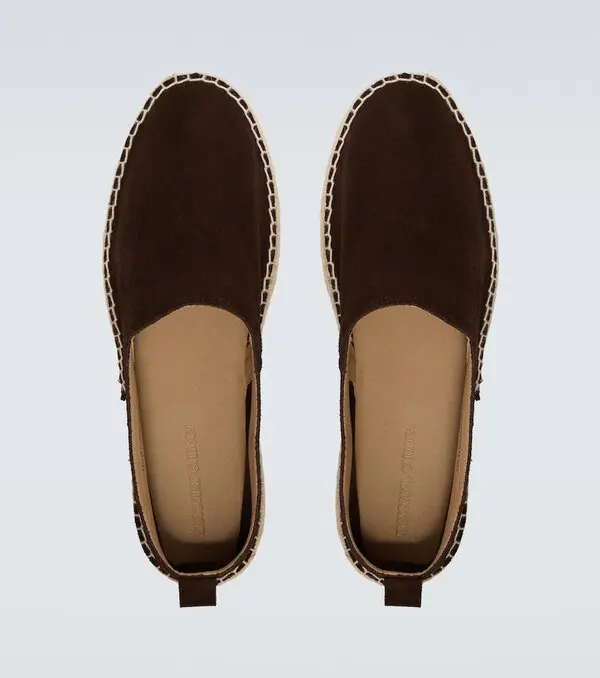 Frescobol Carioca Helio Suede Espadrilles - Brown