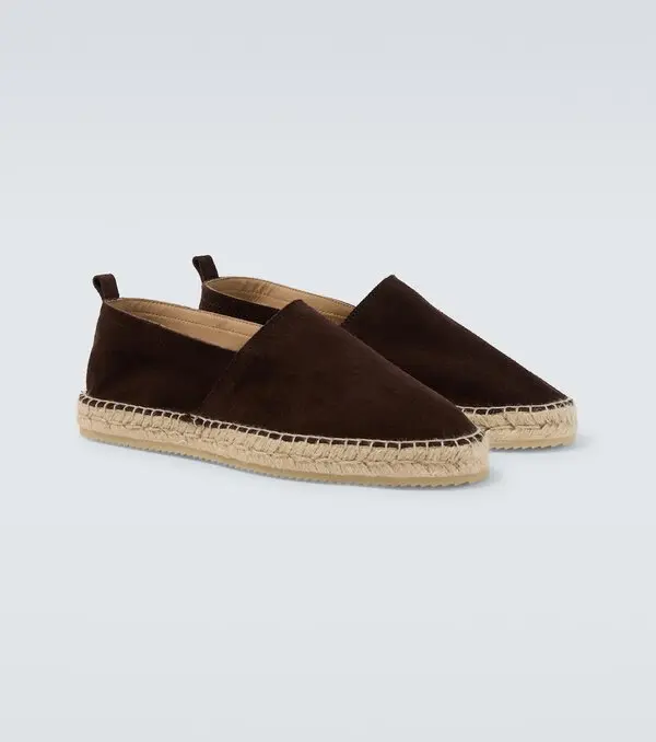 Frescobol Carioca Helio Suede Espadrilles - Brown