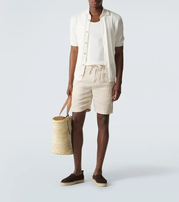 Frescobol Carioca Helio Suede Espadrilles - Brown