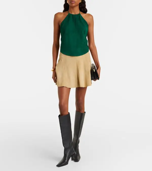 Stouls Mila Suede Miniskirt