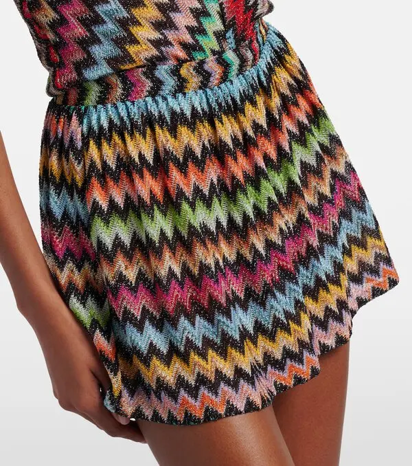 Missoni Zigzag Lamé Playsuit - Multicoloured