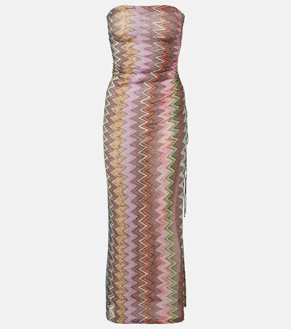 Missoni Zigzag Lame Maxi Dress - Multicoloured