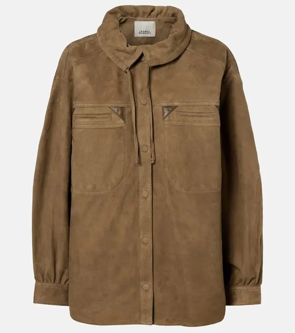 Isabel Marant Étoile Maldia Suede Overshirt
