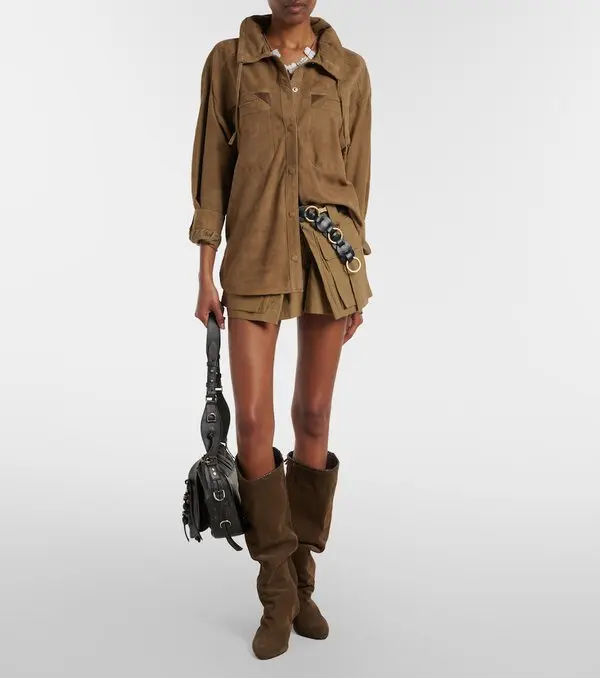 Isabel Marant Étoile Maldia Suede Overshirt