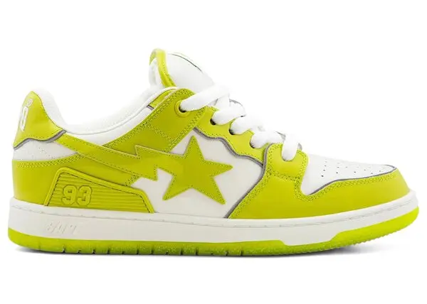 A BATHING APE Sk8 Sta Sneakers - Green