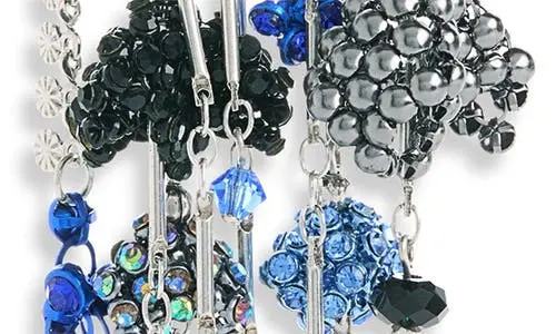 Isabel Marant Single Duster Earring - Blue/silver