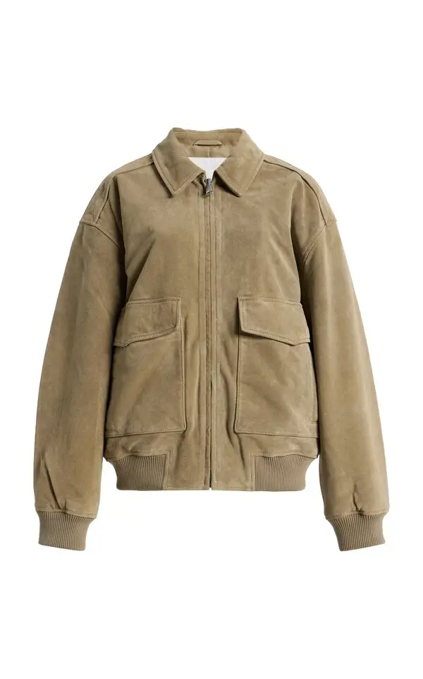 Citizens Of Humanity Vivienne Suede Jacket - Olive