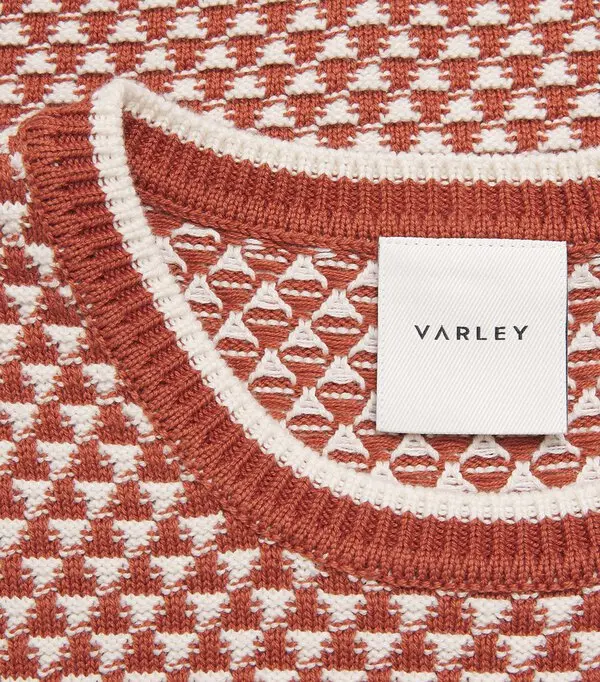 Varley Cotton Jenson Sweater Vest - Orange