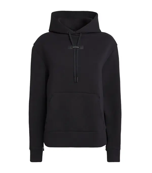 On Cott-blend Focus Tech Hoodie - Black