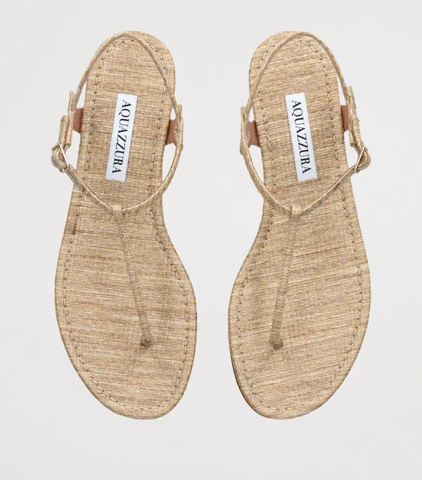 AQUAZZURA Woven Almost Bare Sandals
