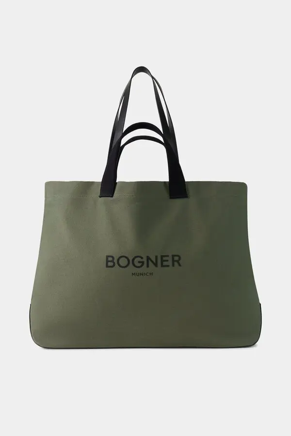 Bogner Curio Ambre Tote Bag - Olive Green