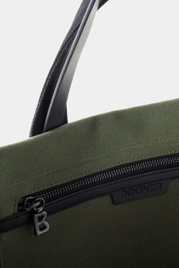 Bogner Curio Ambre Tote Bag - Olive Green