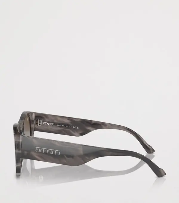 FERRARI Acetate Square Frame Sunglasses