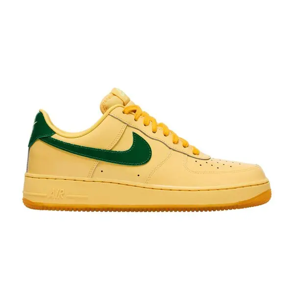 Nike Force 1 Low 'patent Leather Topaz Sneakers - Gold