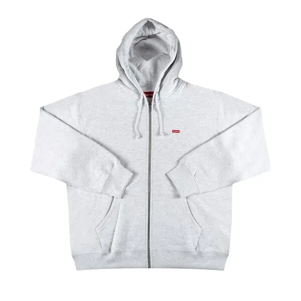 Supreme Small Box Zip Up Hoodie - Grey