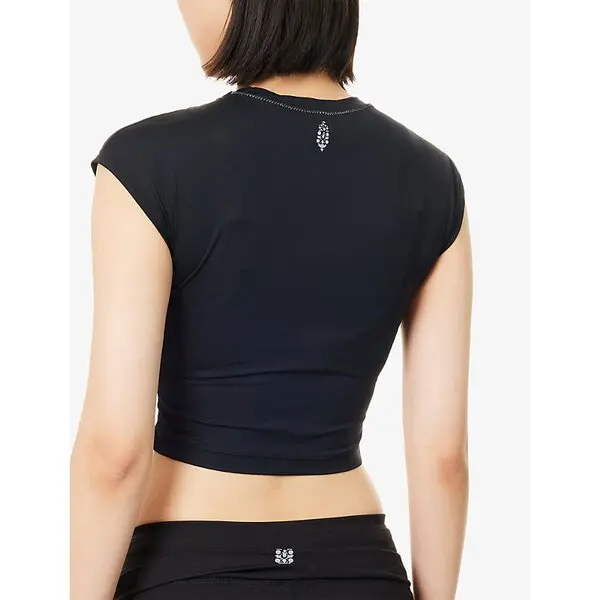 Free People Ultra-light Stretch-jersey T-shirt