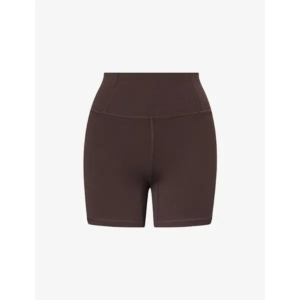Free People Never Better Biker Shorts - Chocolate