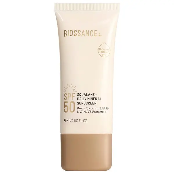 Biossance Daily Hydration Mineral Face Sunscreen Spf 50 + Squalane - One-color