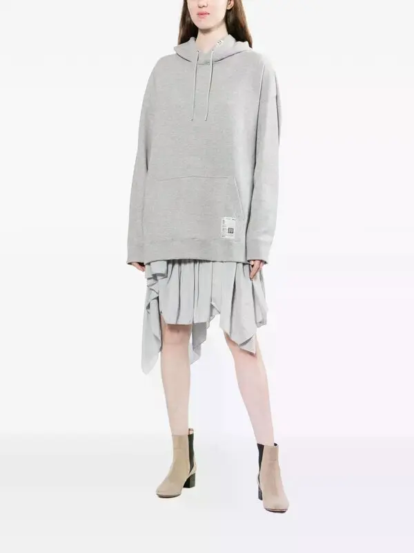 Mihara Yasuhiro Logo-patch Hooded Dress