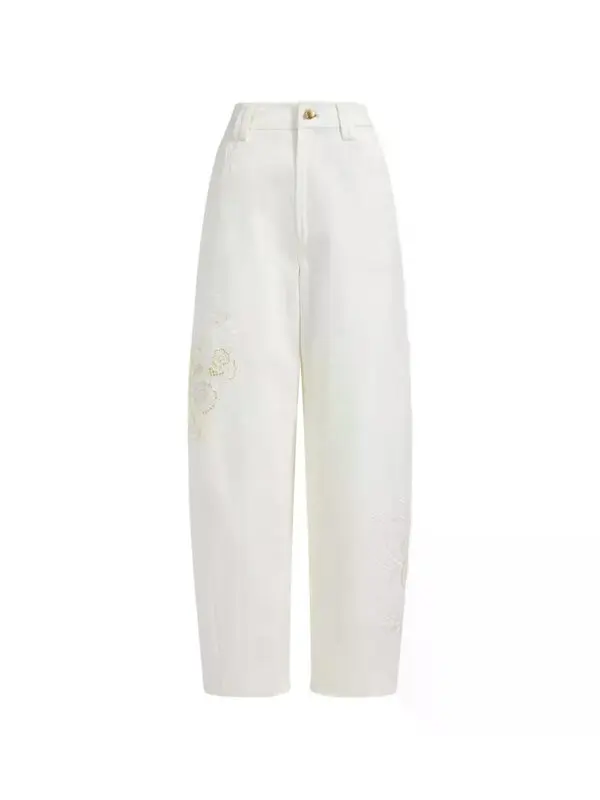 Aje Embroidered Trousers