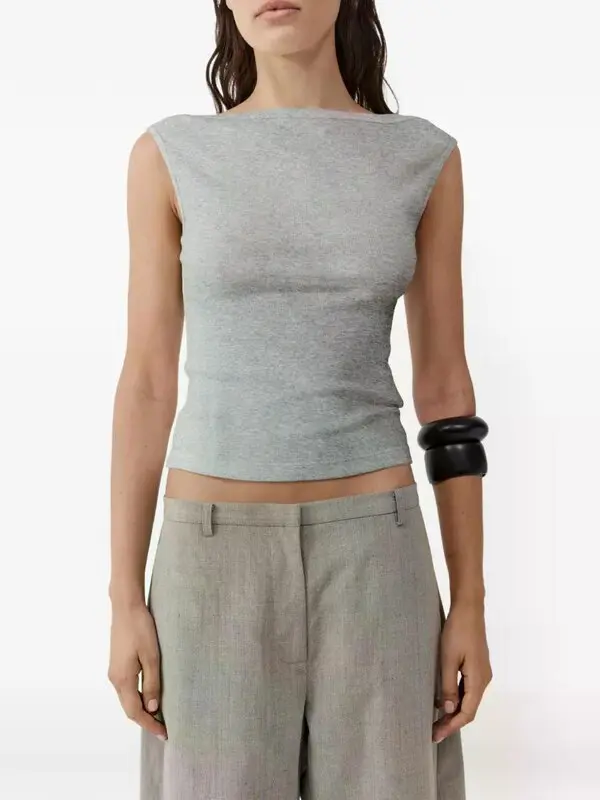 ST. AGNI Ballerina Top - Grey
