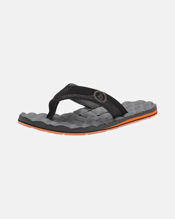Volcom Recliner Sandals - Flash Orange