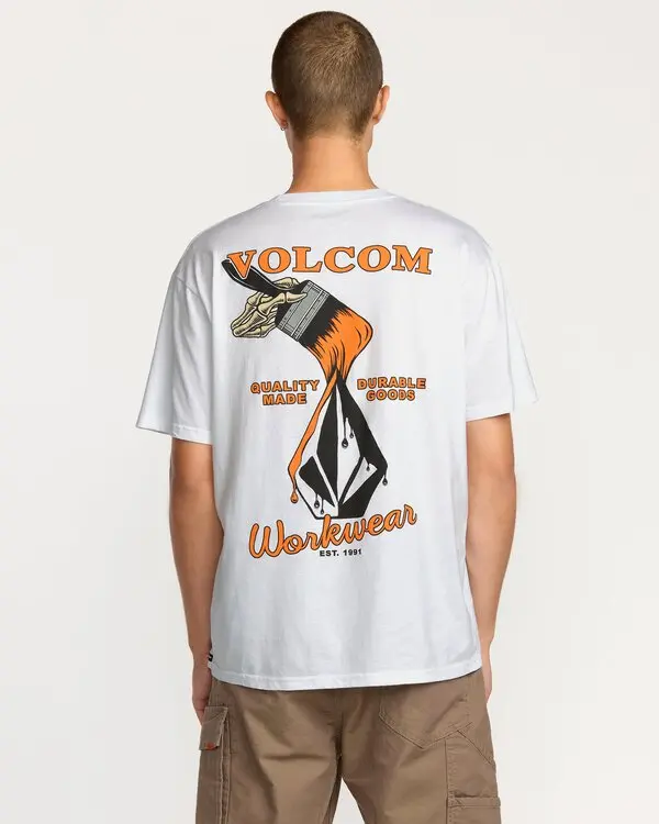 Volcom Enamel Short Sleeve Tee - White