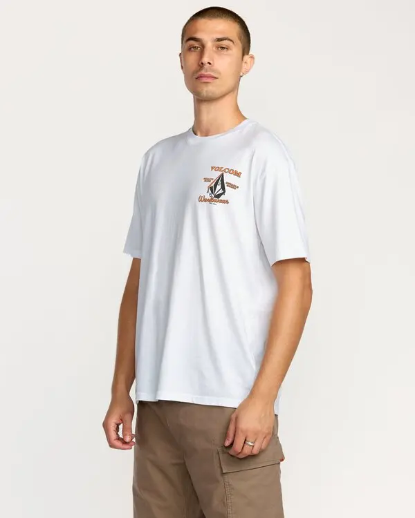 Volcom Enamel Short Sleeve Tee - White