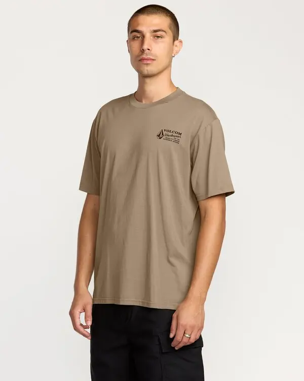 Volcom Workwear Short Sleeve Tee - Brindle