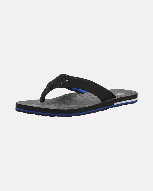 Volcom Victor Sandals - Black Print