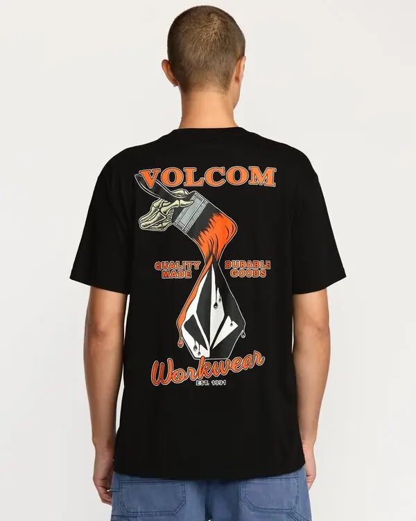 Volcom Enamel Short Sleeve Tee - Black