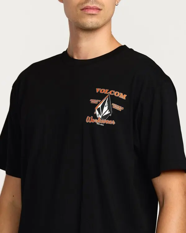 Volcom Enamel Short Sleeve Tee - Black