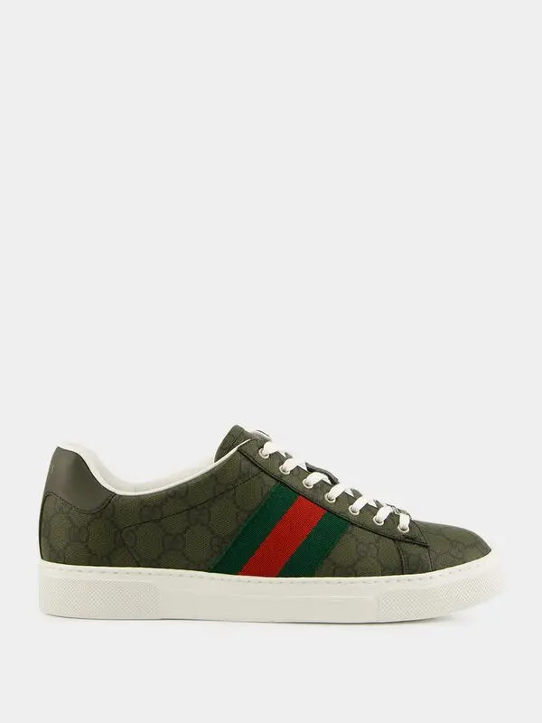 Gucci Gg Supreme Ace Sneakers - Multicolour