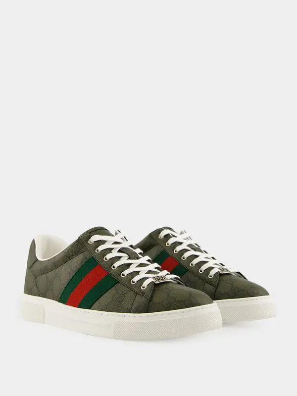 Gucci Gg Supreme Ace Sneakers - Multicolour