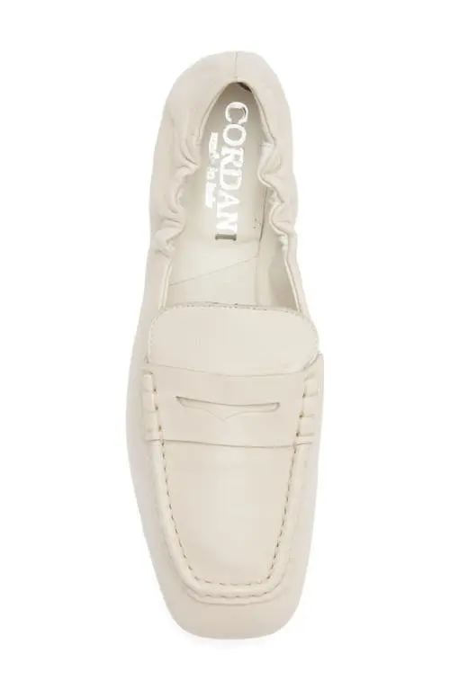 Cordani Arlie Penny Loafer - Milk Leather