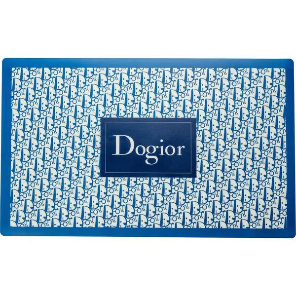 HAUTE DIGGITY DOG Dogior Placemat - Blue/white