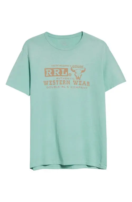 Double Rl Western Cotton & Hemp Graphic T-shirt