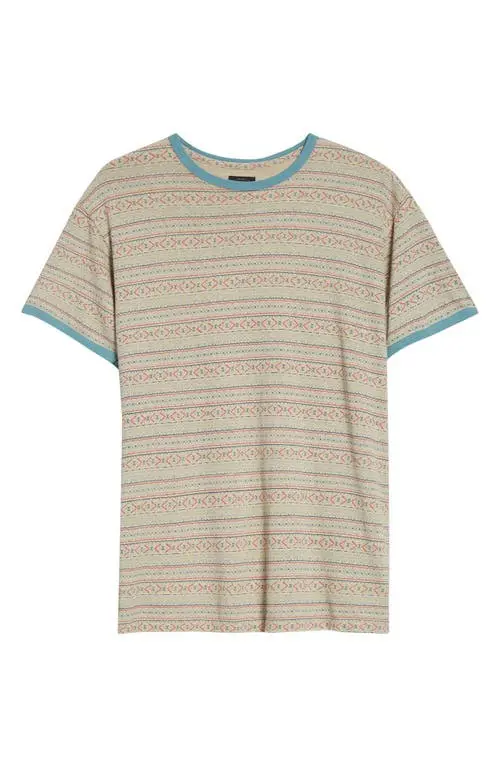 Double Rl Southwestern Print Ringer T-shirt