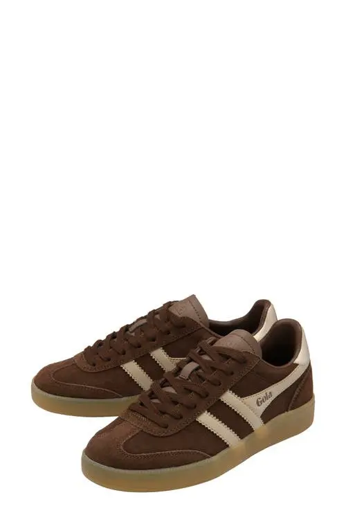 Gola Viper Sneaker - Dark Brown/bone/gold