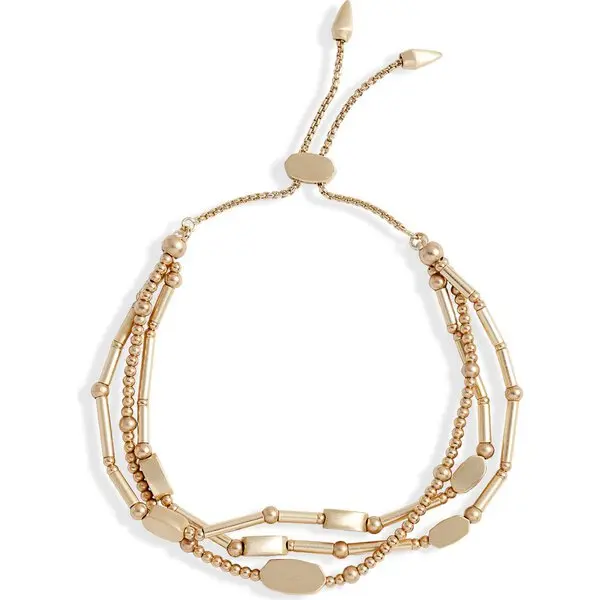 Kendra Scott Chantal Slider Bracelet - Gold Metal